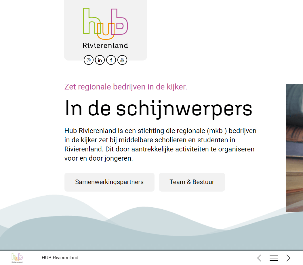 Nieuwe website én huisstijl voor Hub Rivierenland | Diziner online magazine